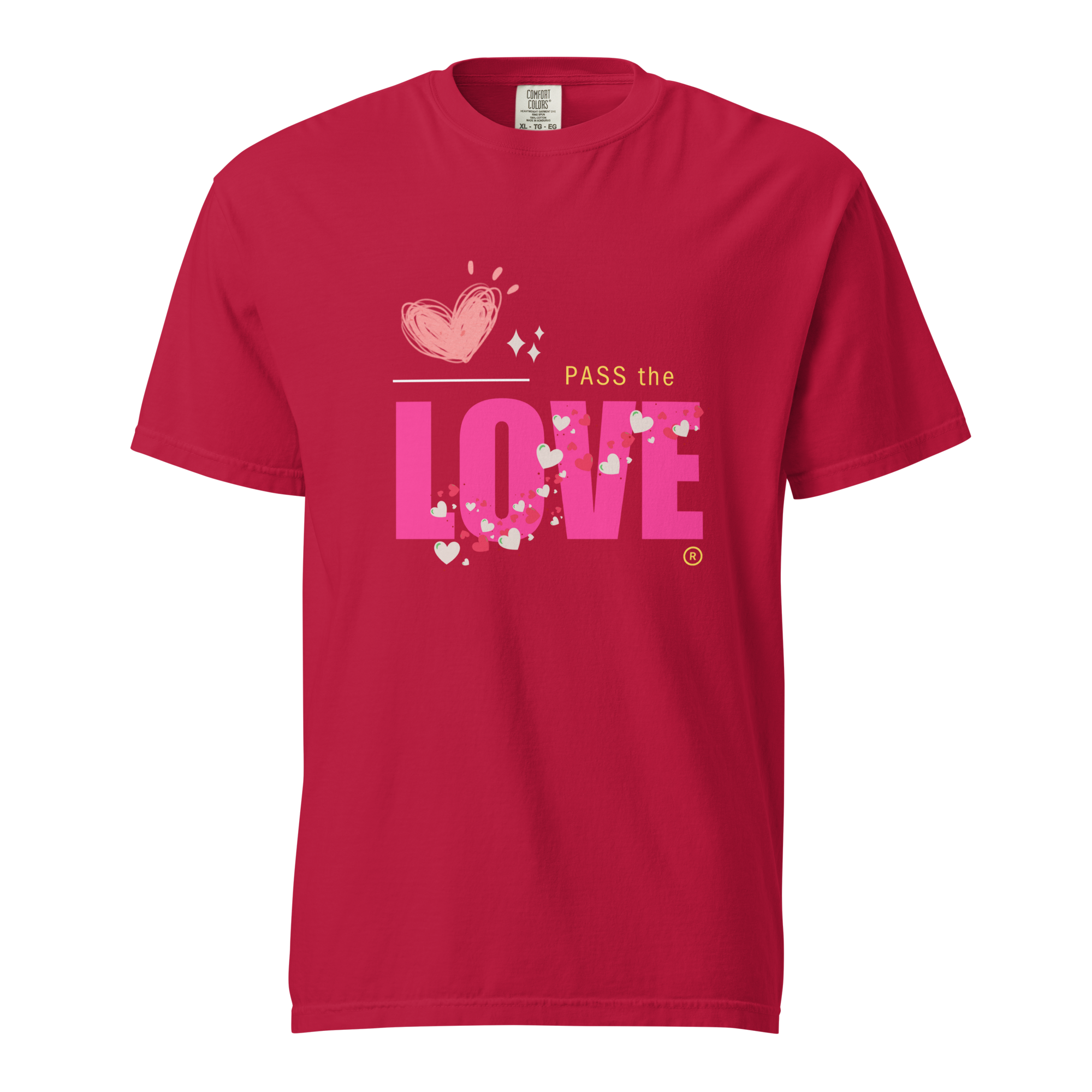 Typography T-Shirts - Bold Statements - Pass the Love – Pass the Positive